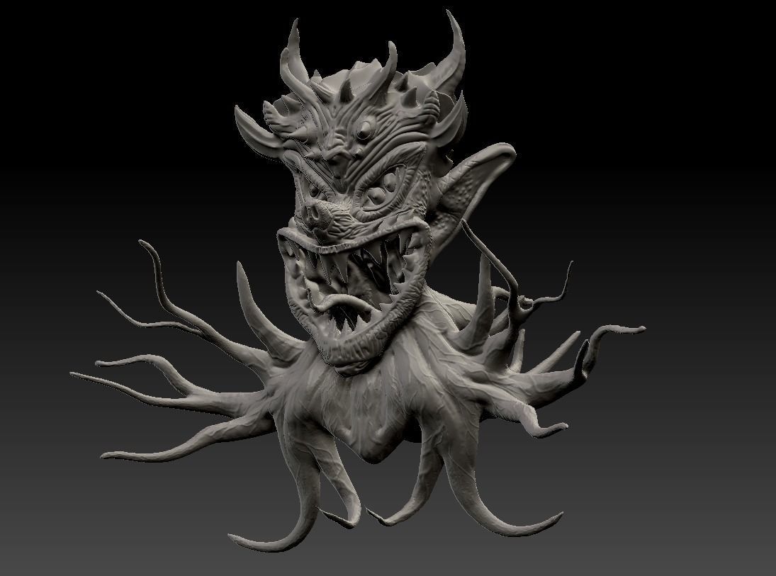 Sculpted Devil Character Art 3D model | CGTrader