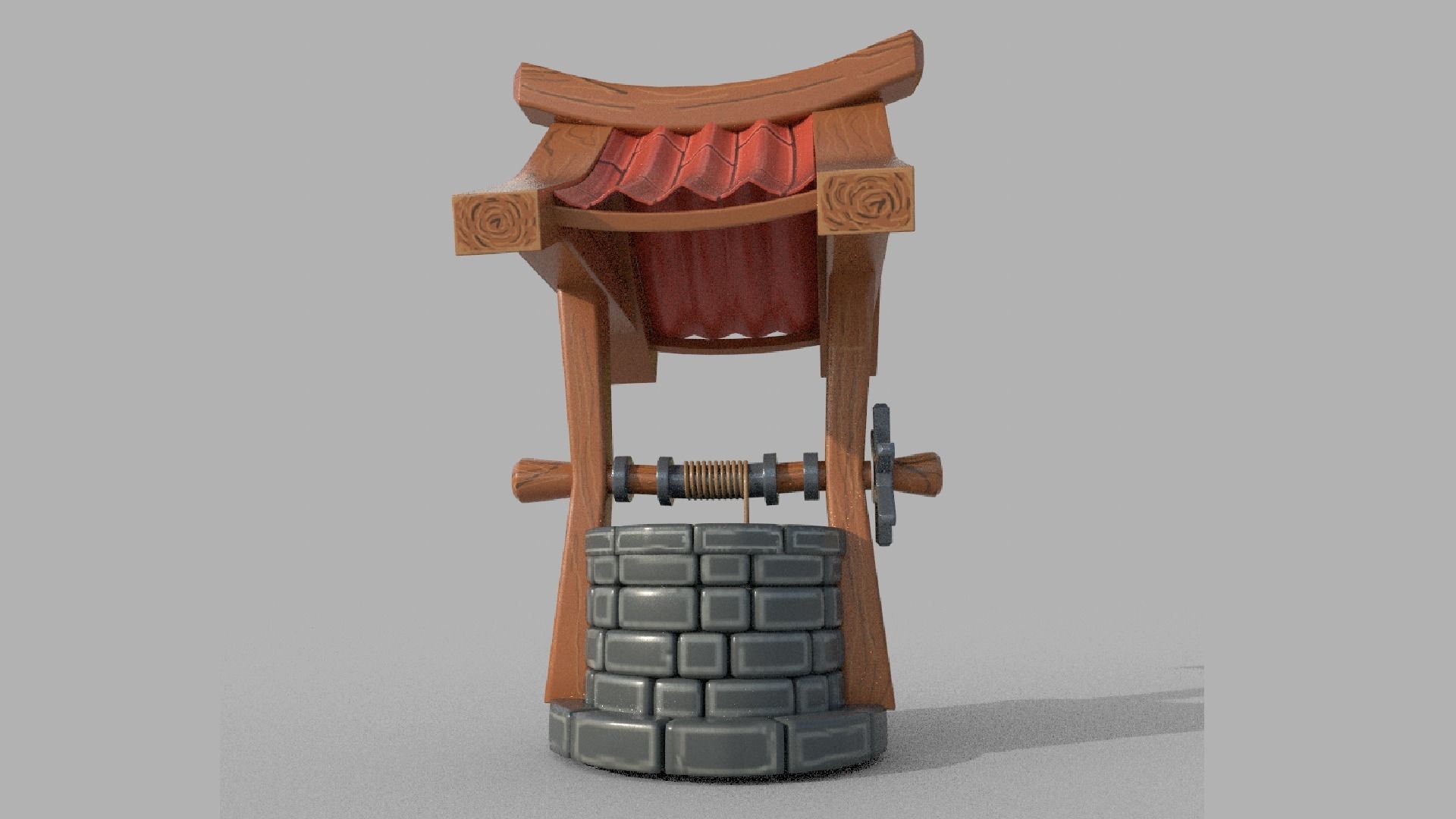 Stylized Water Well 3D model | CGTrader