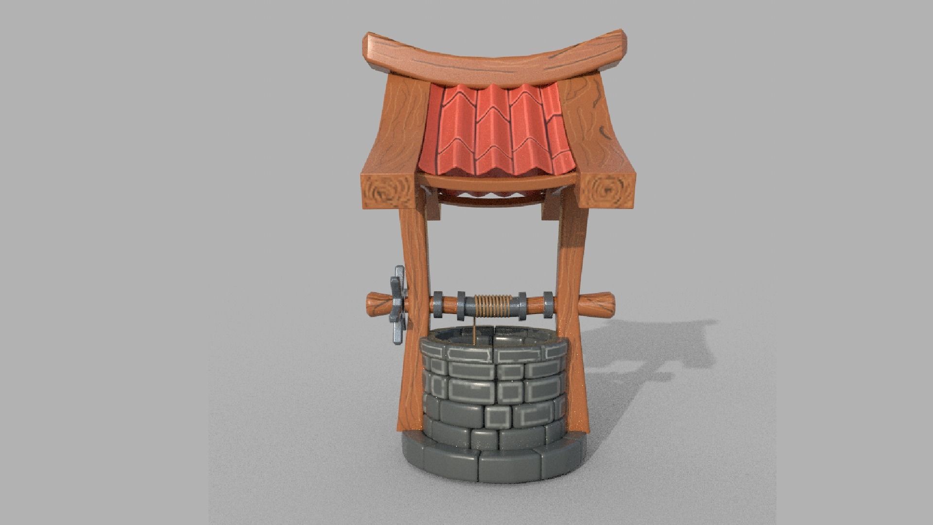 Stylized Water Well 3D model | CGTrader