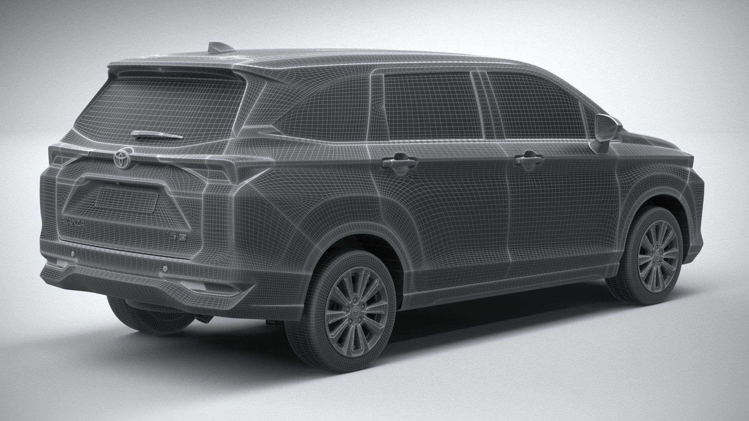 Toyota Avanza 2022 3D model | CGTrader