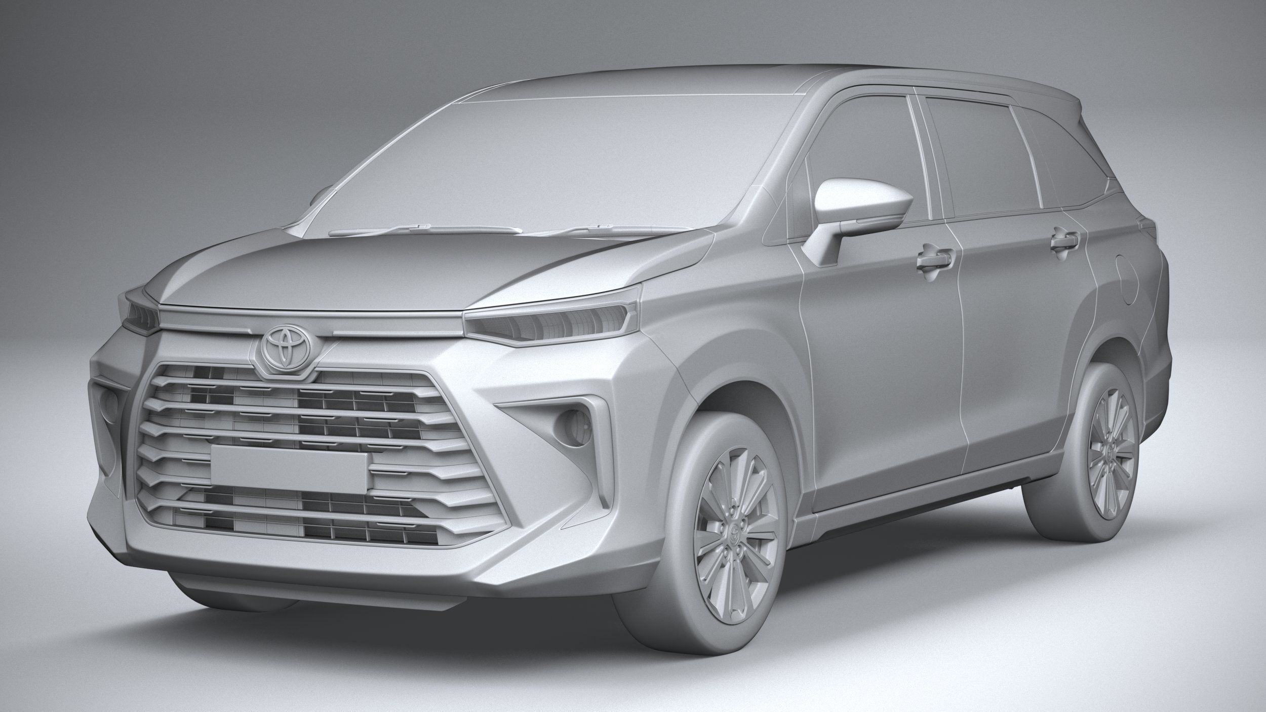 Toyota Avanza 2022 3D model | CGTrader