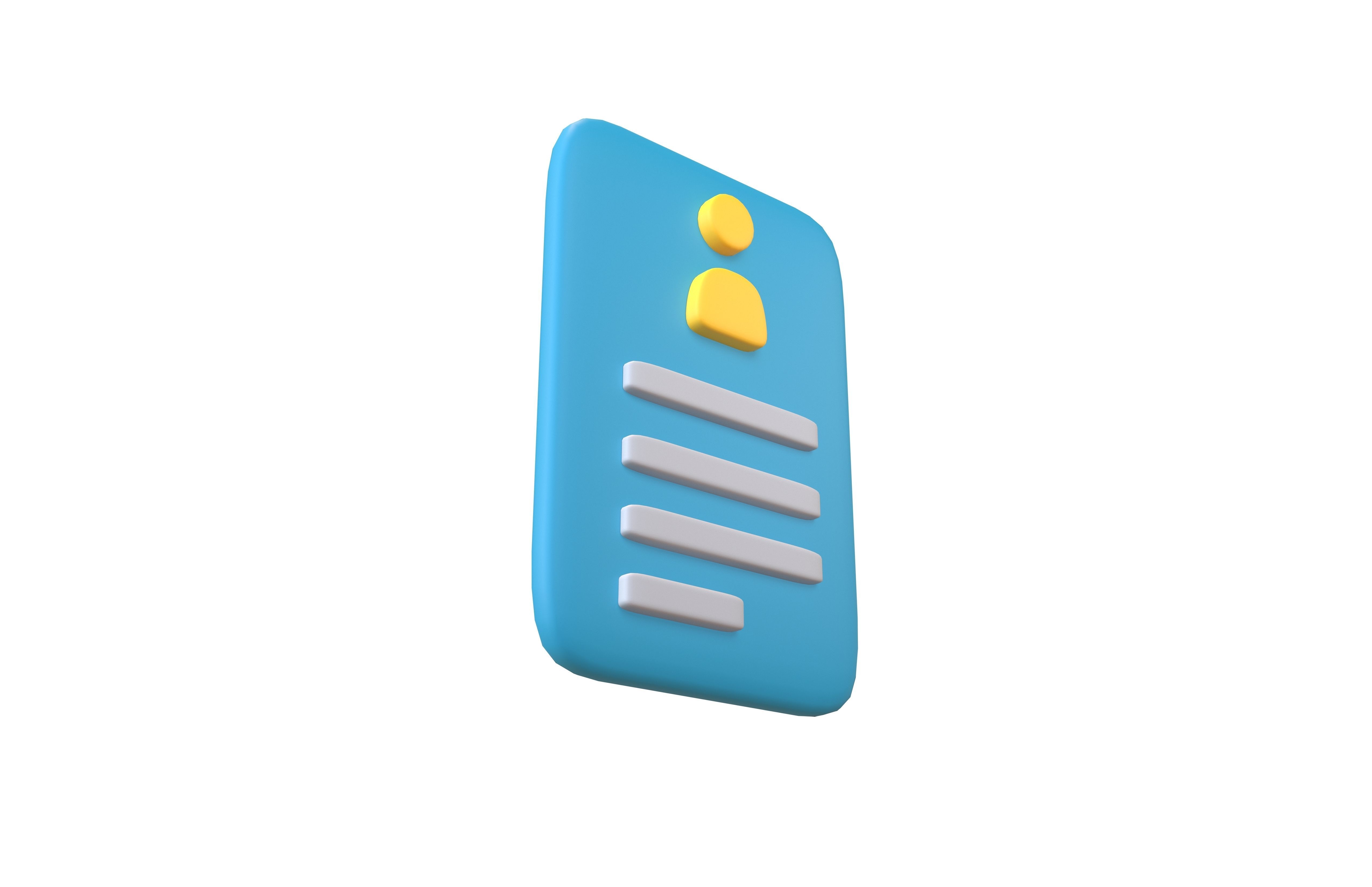 3D model Registration Icon v1 001 VR / AR / low-poly | CGTrader