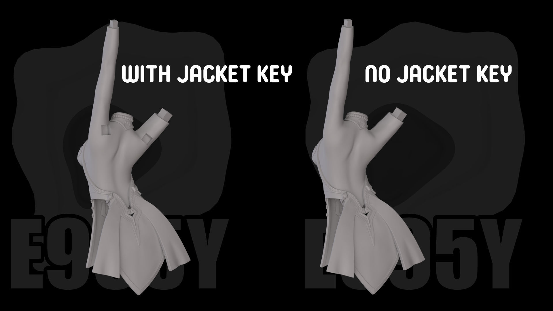 Genshin Impact - Yelan Figure STL file for 3D printing 3D model 3D ...