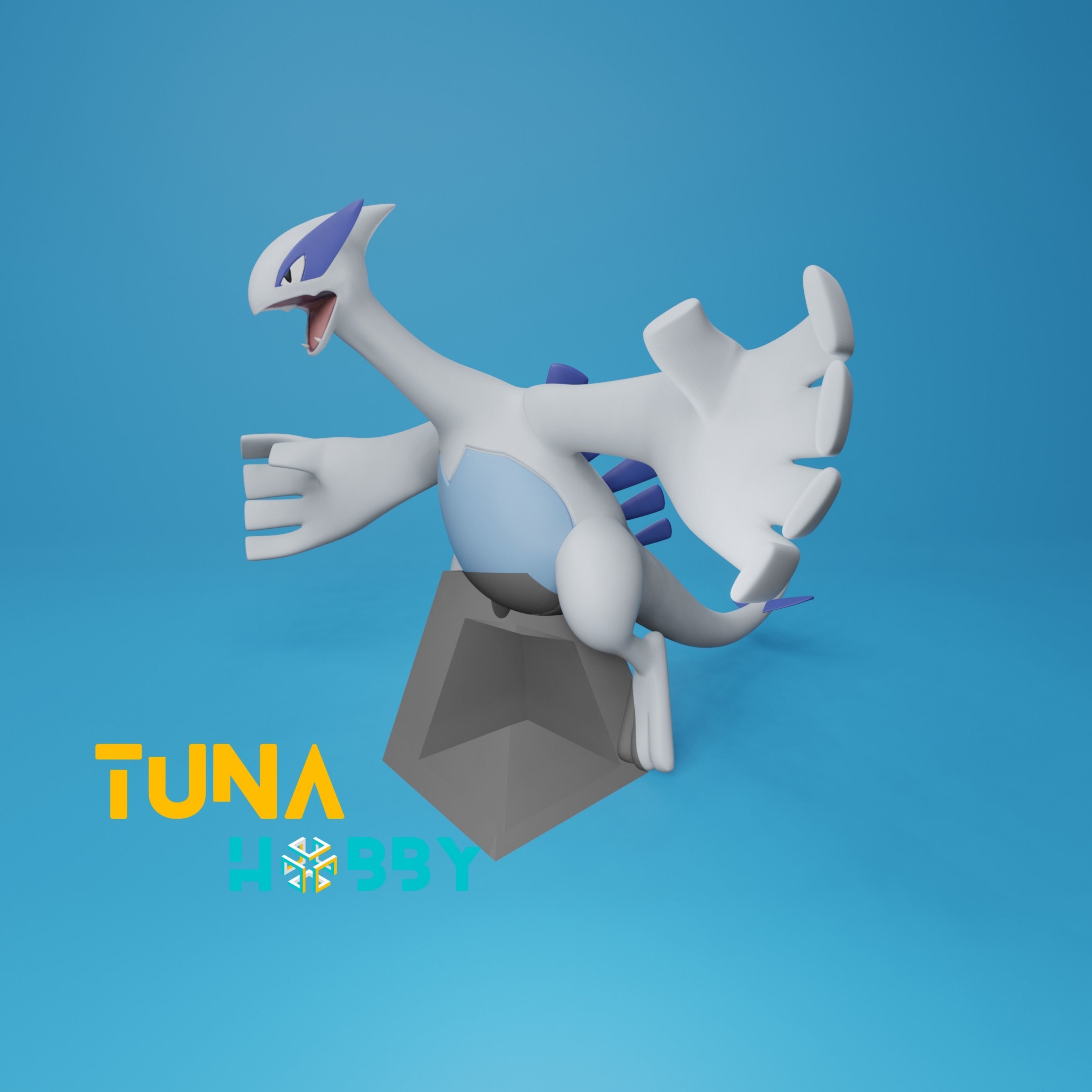 LUGIA - FAN ART - POKEMON FIGURINE - 3D PRINT MODEL 3D model 3D ...