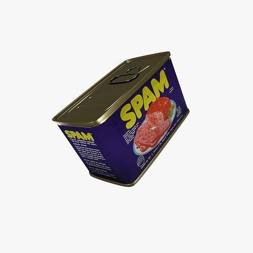 Can Of Spam free 3D model | CGTrader