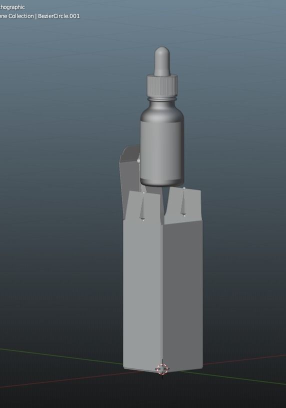 CBD box and bottle animation 3D model animated | CGTrader