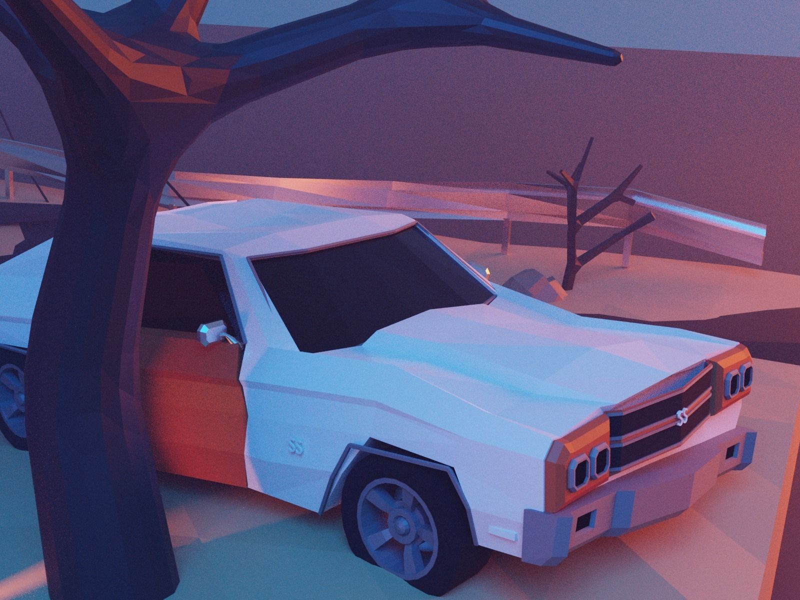 Cartoon Fallout 3D model | CGTrader