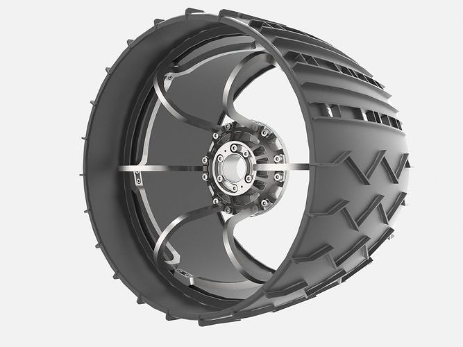 Wheel Nasa Curiosity 3D model | CGTrader
