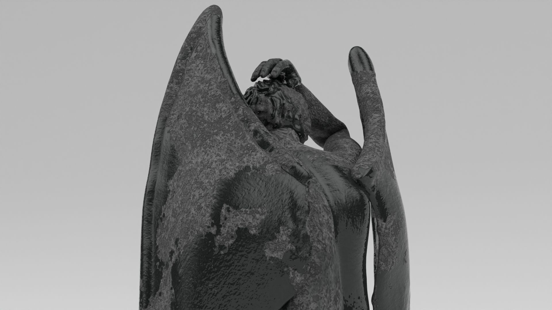 Lucifer Statue 3D model | CGTrader