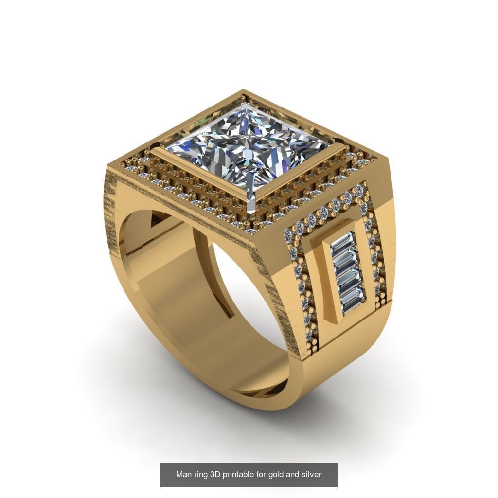 Man 3d Ring Jewellery Models collection 30 pieces | CGTrader