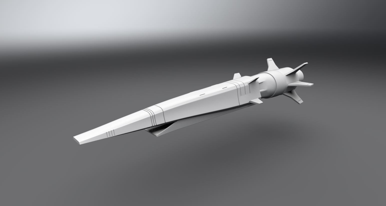 Zircon Hypersonic scale model 3D model 3D printable | CGTrader
