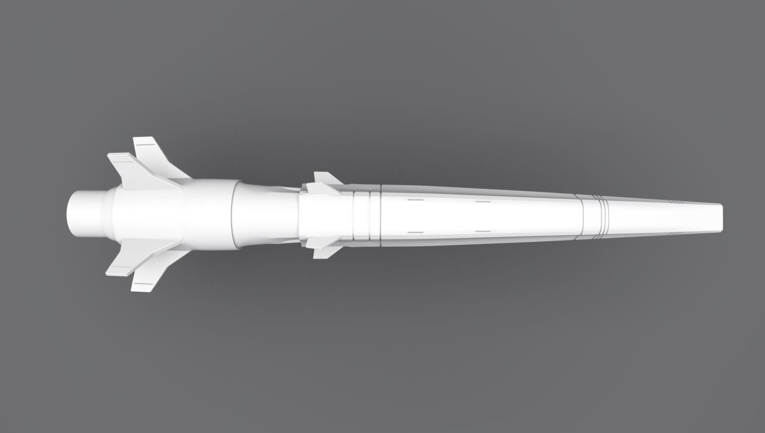 Zircon Hypersonic scale model 3D model 3D printable | CGTrader