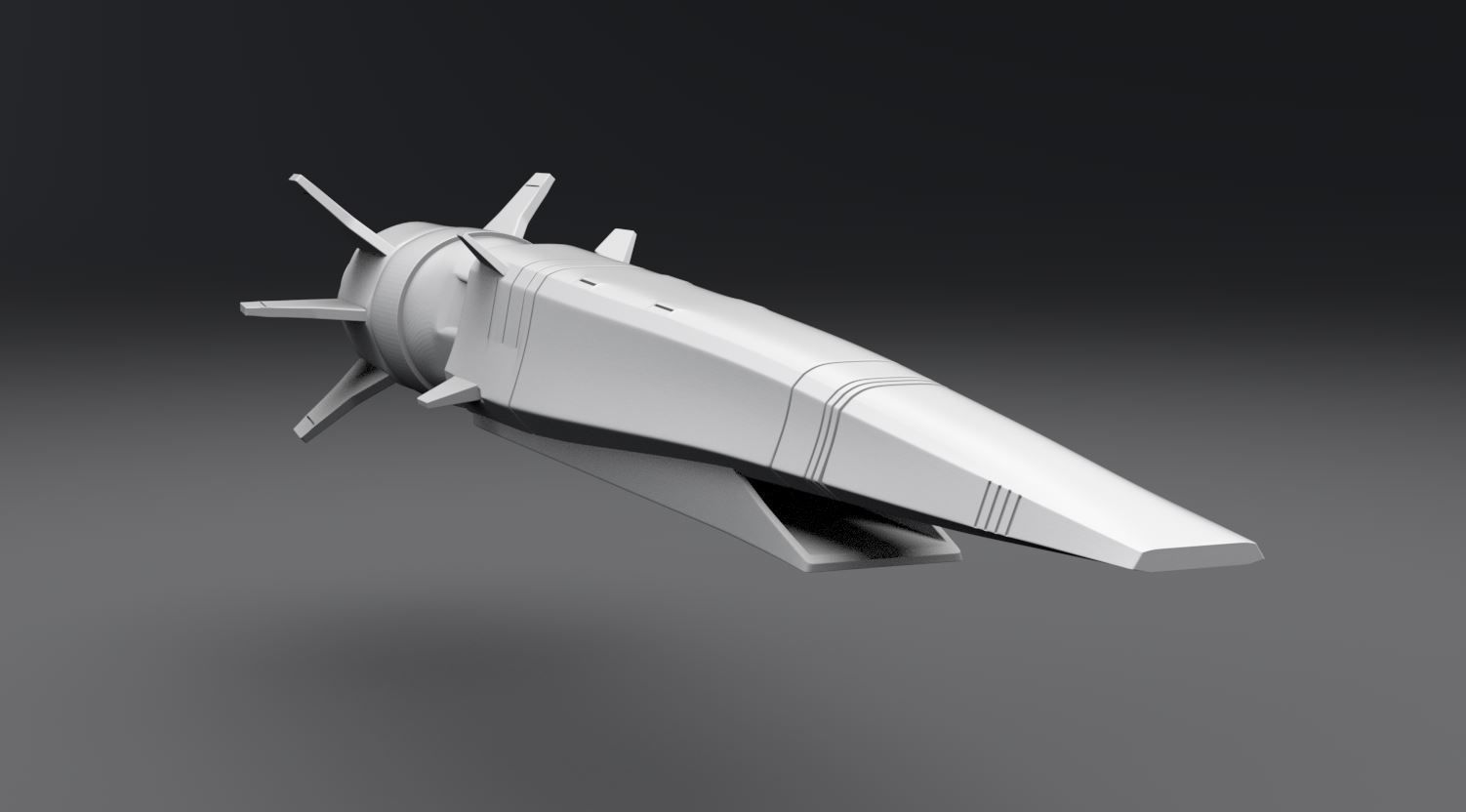 Zircon Hypersonic scale model 3D model 3D printable | CGTrader