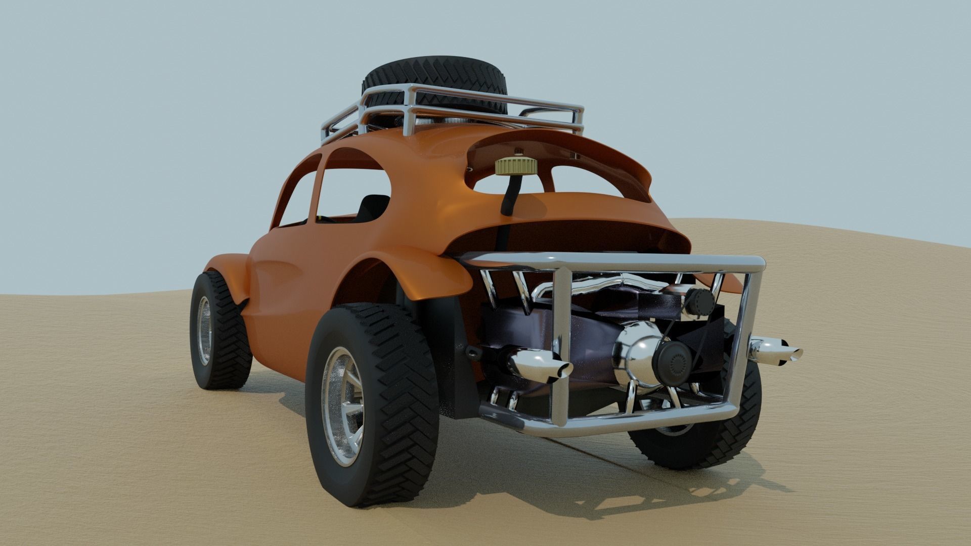 Vw Beetle Bajabug 3D model | CGTrader
