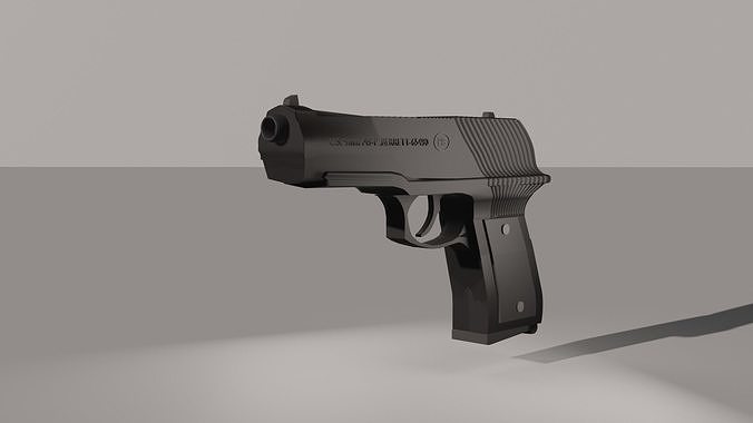 3D model Pistol gun VR / AR / low-poly | CGTrader