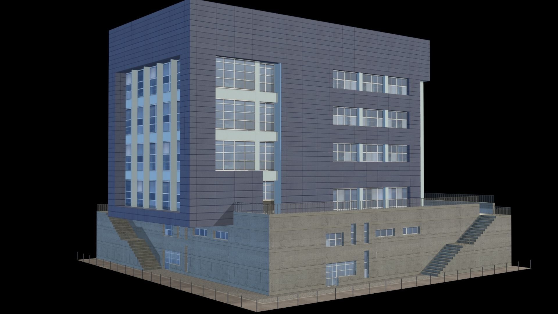 Low Poly City Buildings Set 01 - 24 Buildings 3D model | CGTrader