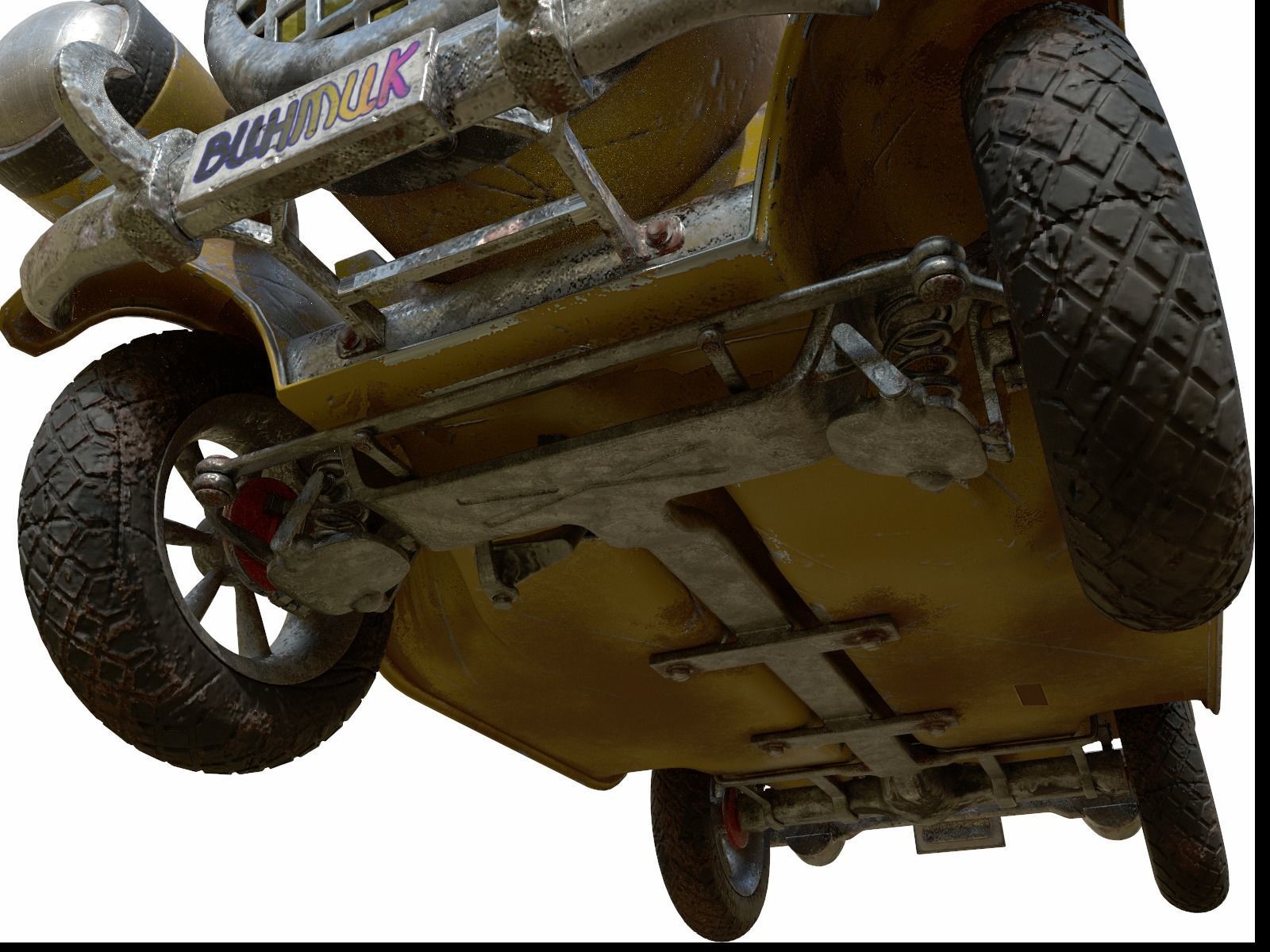 Syrup car free 3D model rigged | CGTrader