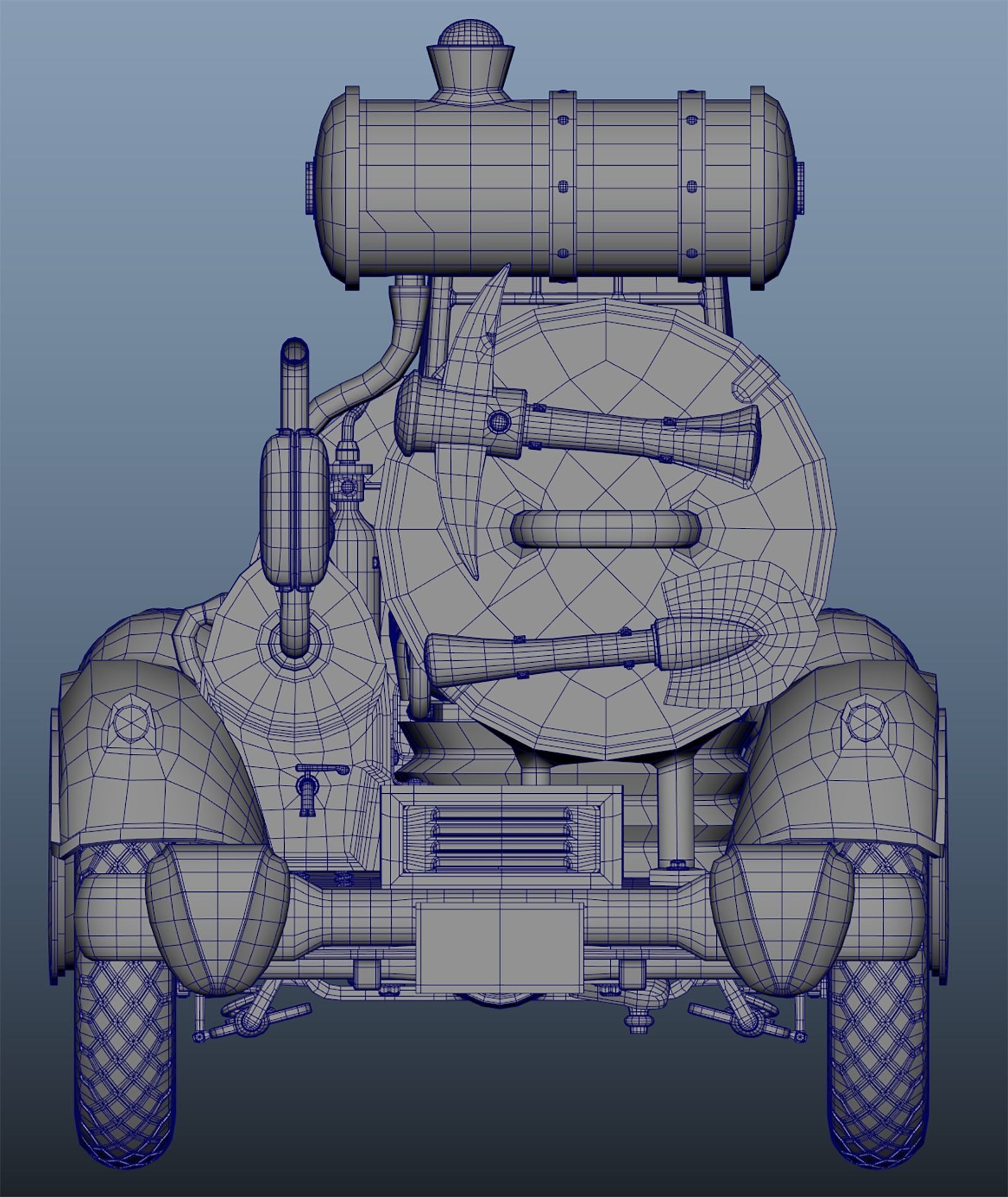 Syrup car free 3D model rigged | CGTrader