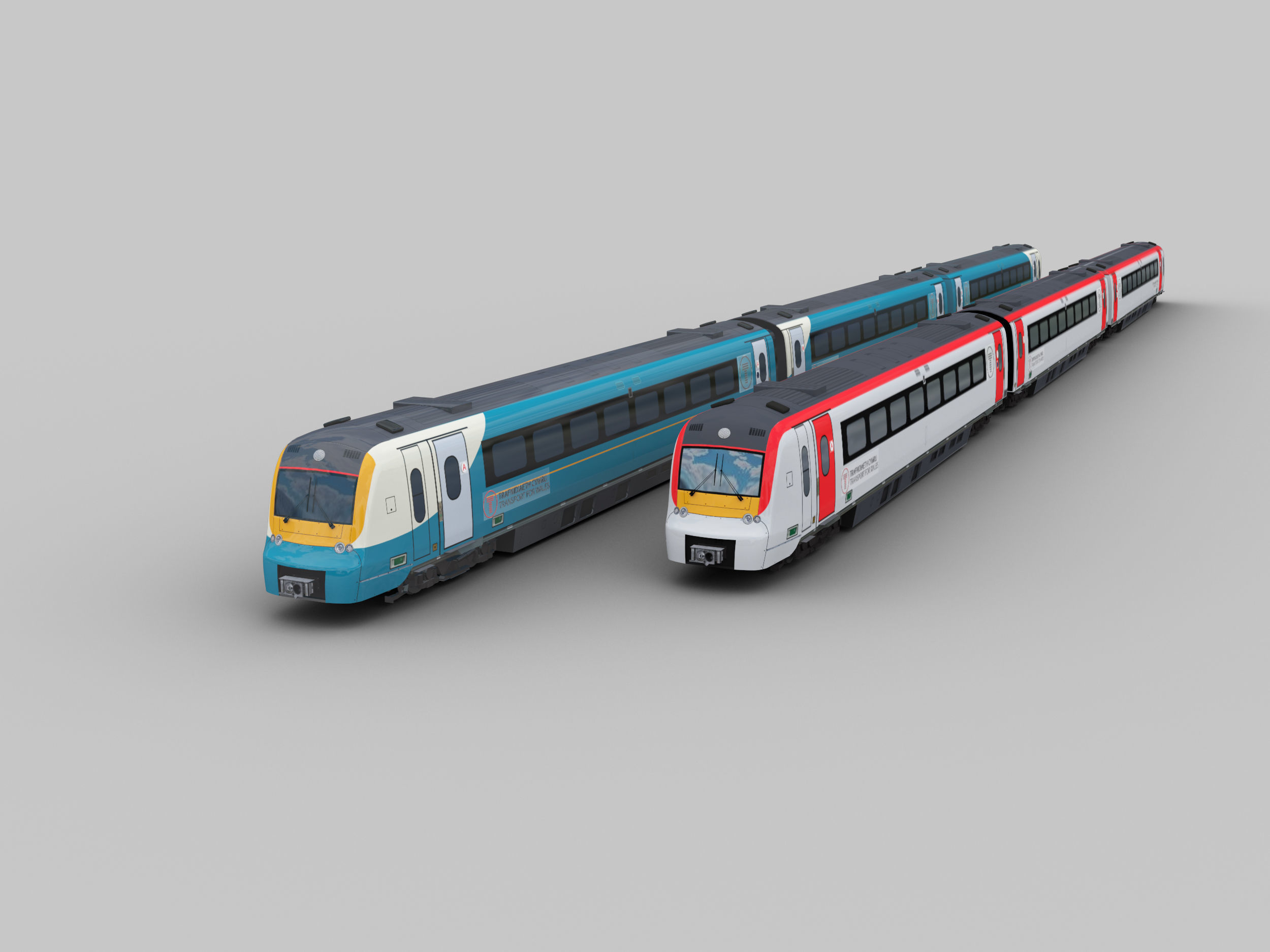 3D model Class 175 Train VR / AR / low-poly | CGTrader