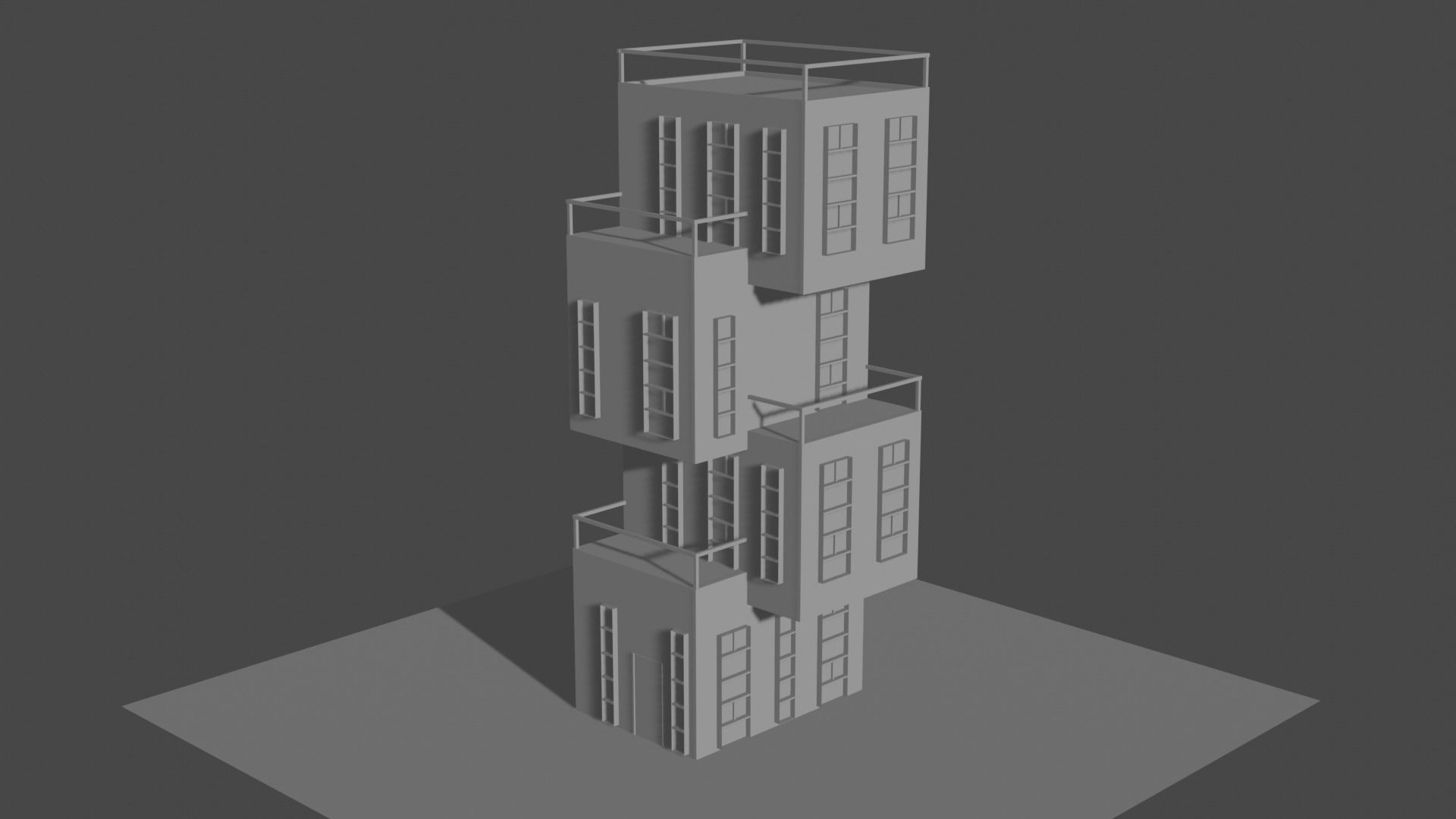 3D model Building Modal VR / AR / low-poly | CGTrader