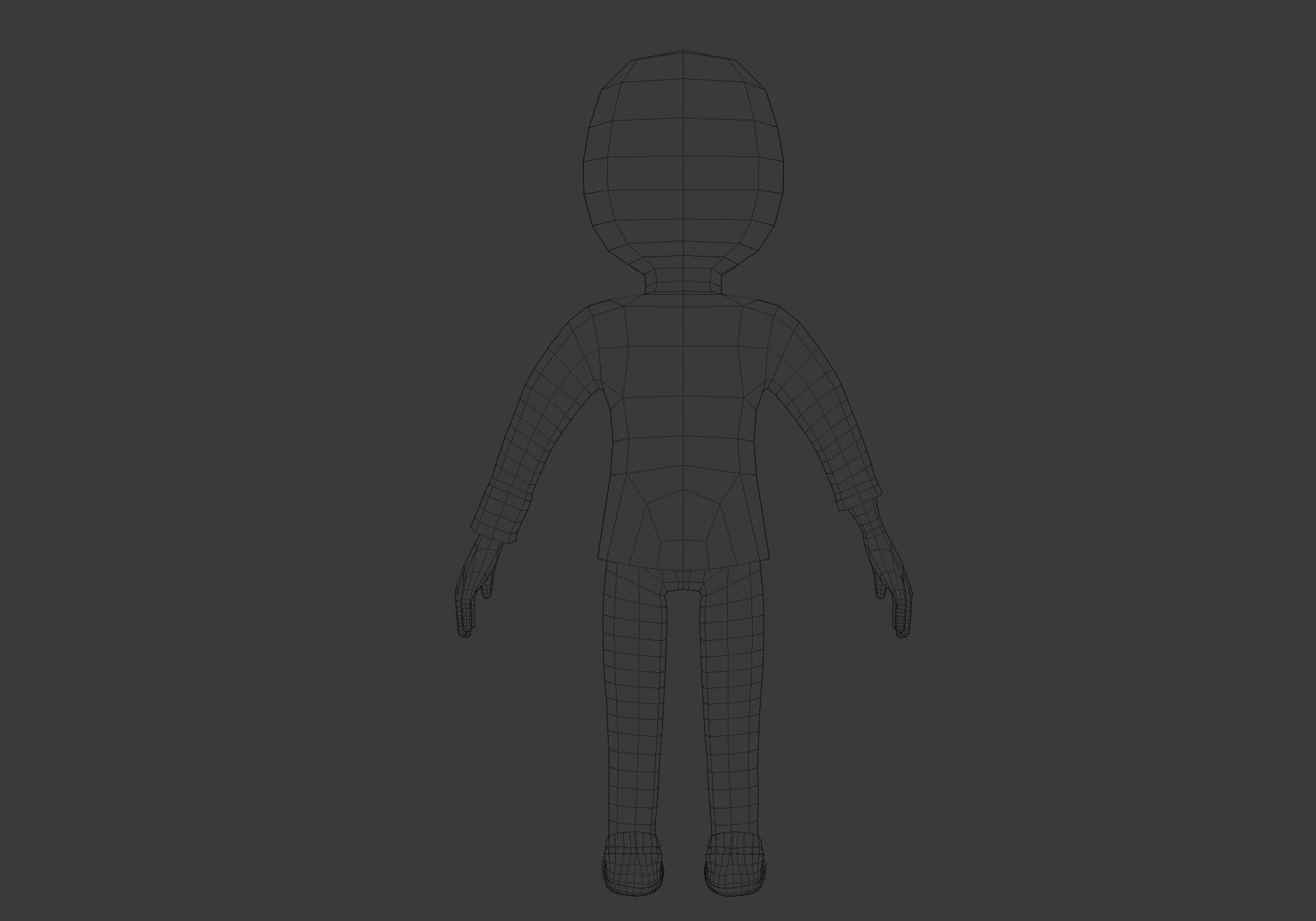 3D model simple cartoon boy VR / AR / low-poly | CGTrader
