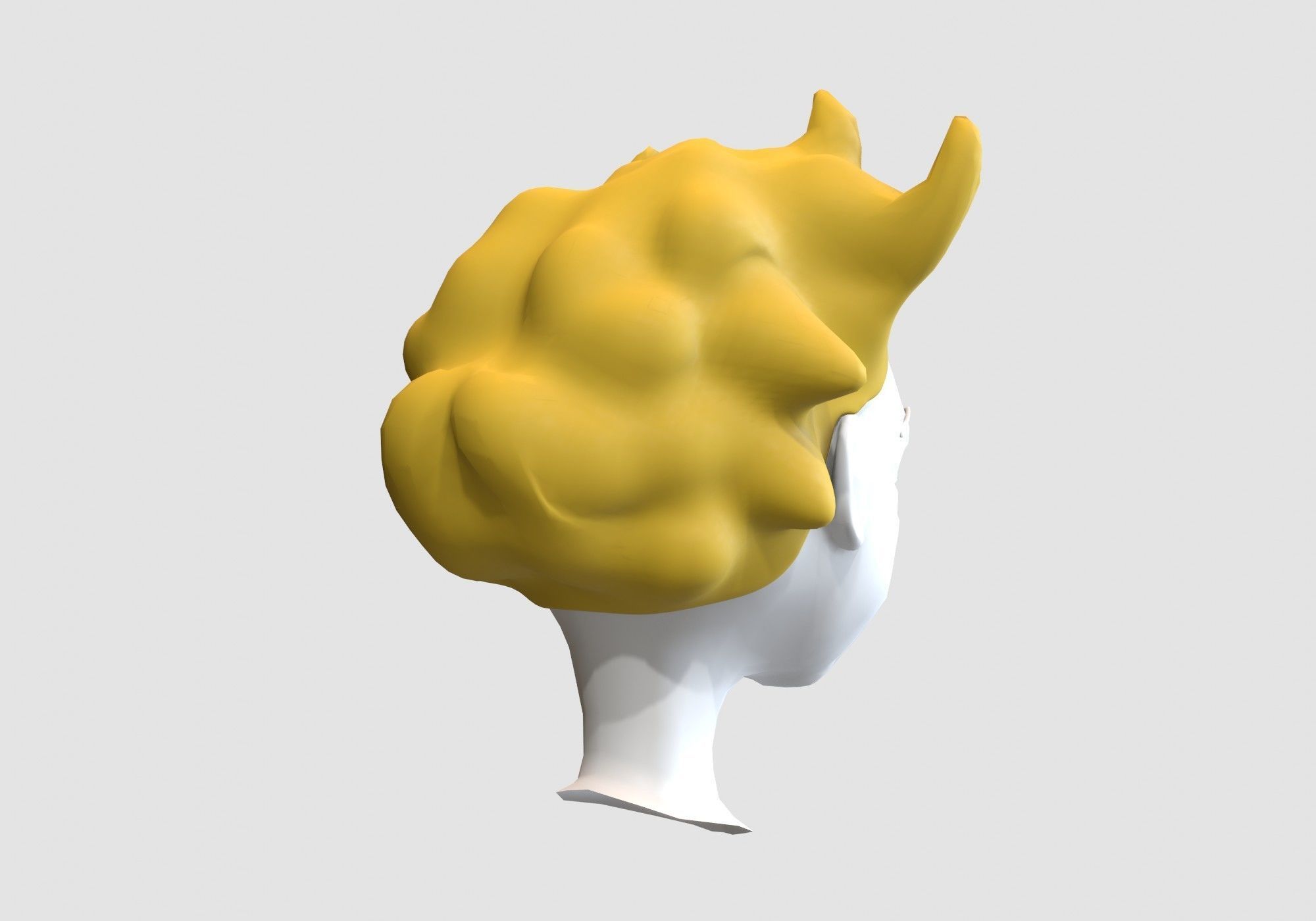 short messy hairstyle 3D model | CGTrader