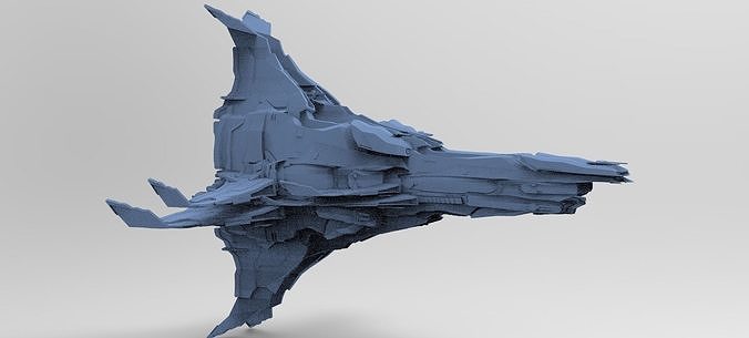 Star Glider Ship 5 3D model | CGTrader