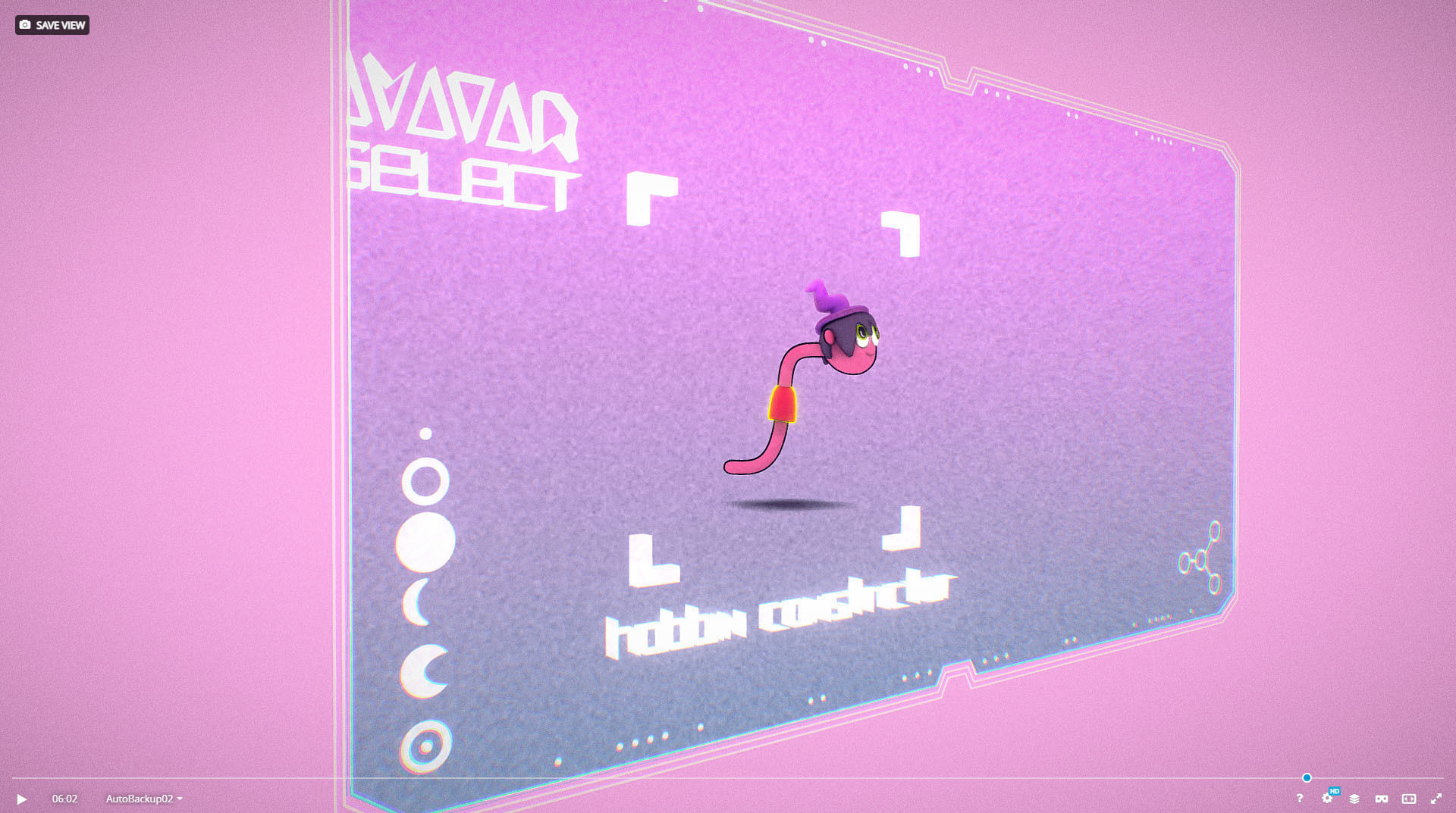 3D model Hobbin Constrictor The Midnight Gospel 3D Avatar VR / AR / low ...