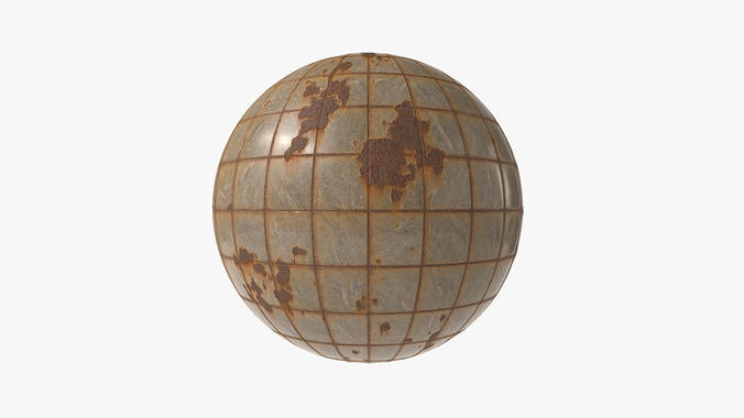 Texture Floor Tile 003 PBR 4K - V4 - Rust VR / AR / low-poly | CGTrader