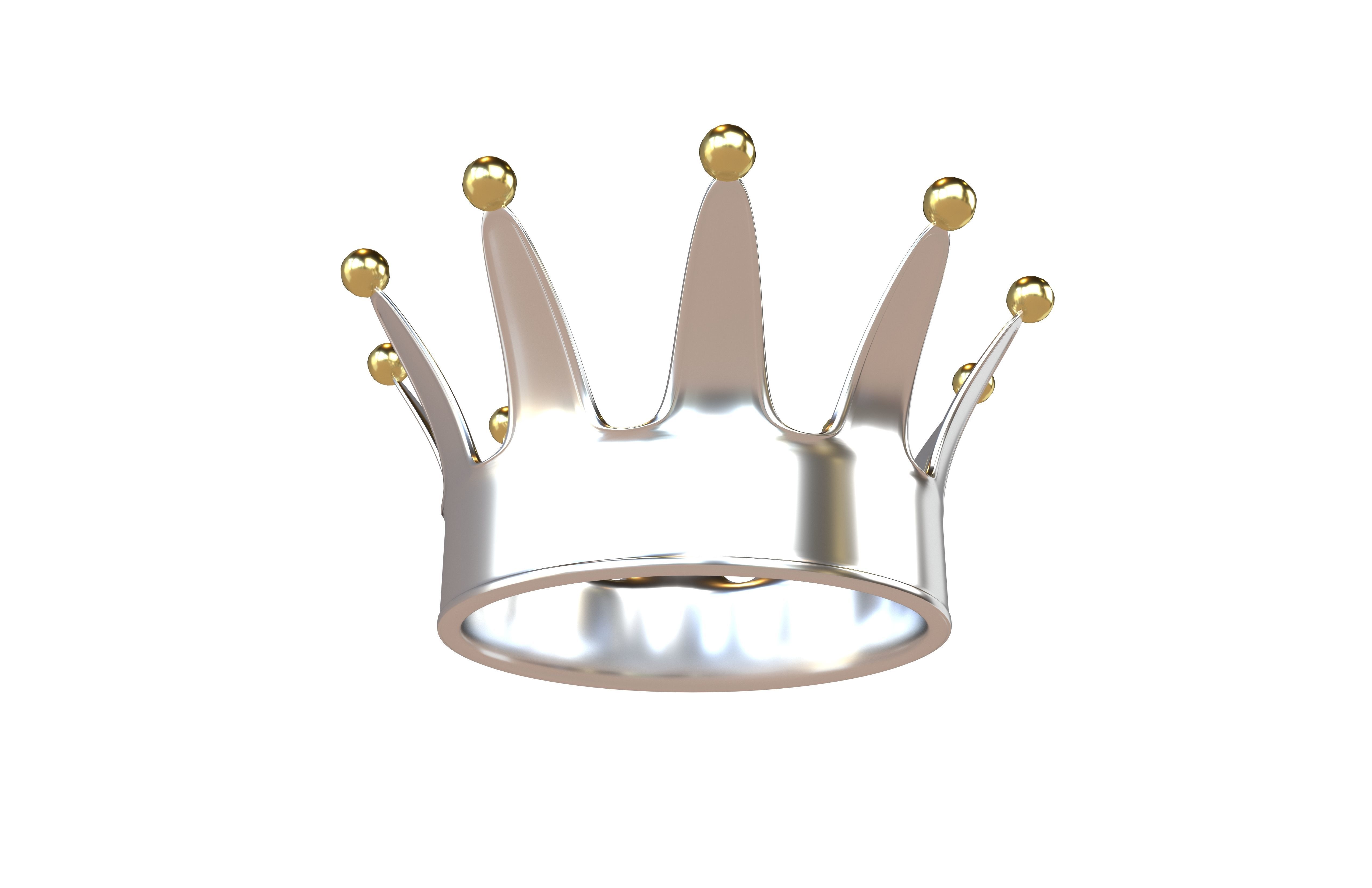 3D model Crown v4 004 VR / AR / low-poly | CGTrader