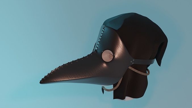 3D model Plague Doctor Mask VR / AR / low-poly | CGTrader