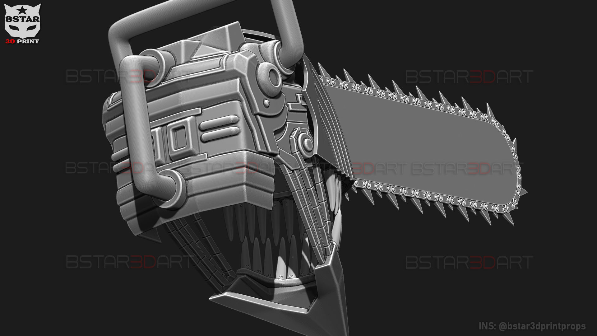 Chainsaw Man Helmet - Denji Cosplay 3D model 3D printable | CGTrader