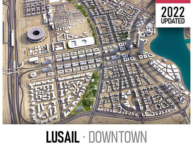 3D model Lusail VR / AR / low-poly | CGTrader