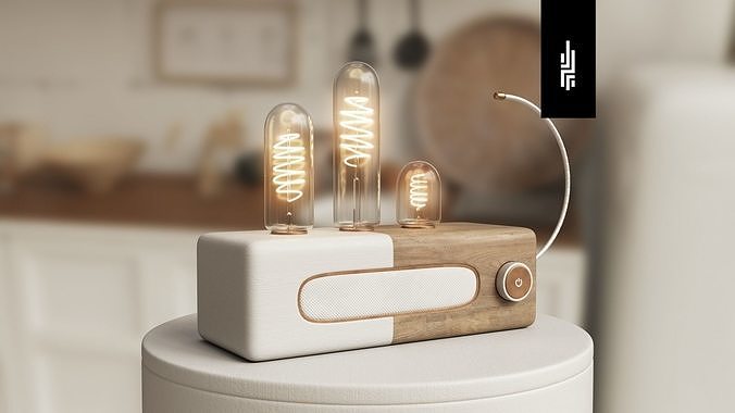 3D model Radio Lamp 02 VR / AR / low-poly | CGTrader