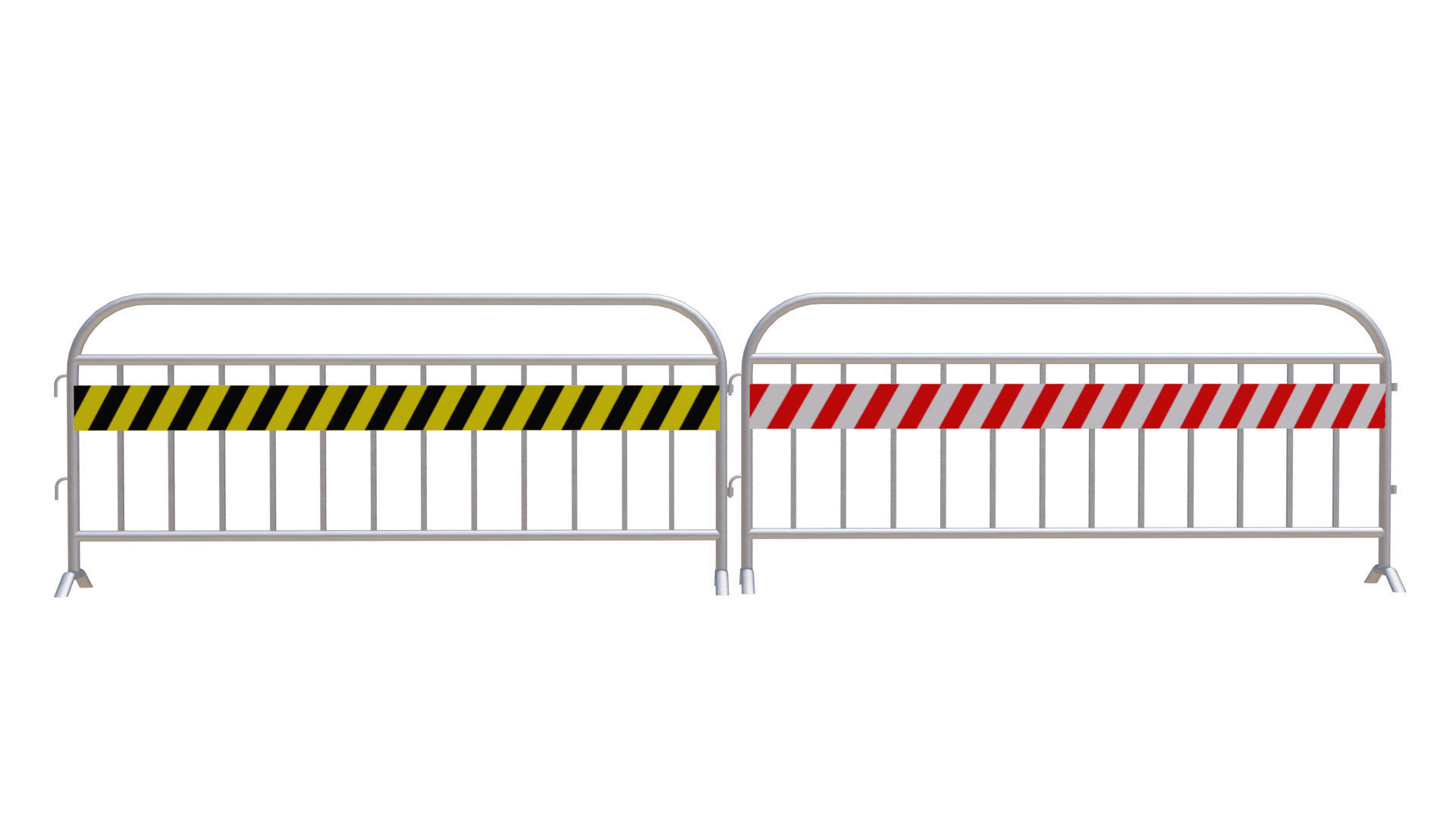 3D model Steel Barricade Fence VR / AR / low-poly | CGTrader