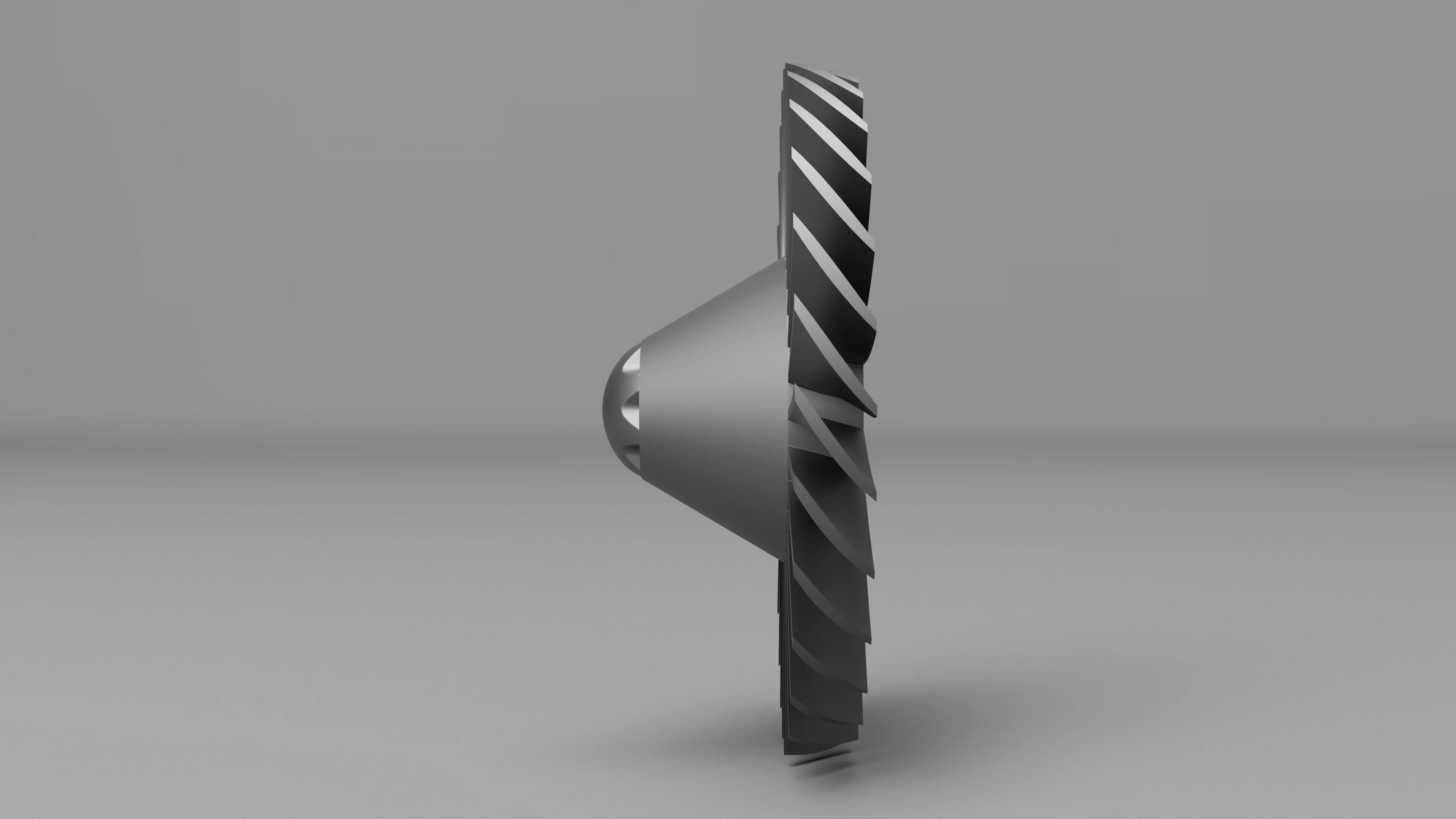 GE TF34 Nose Cone and Fan with threaded hole in Nose Cone 3D model 3D ...