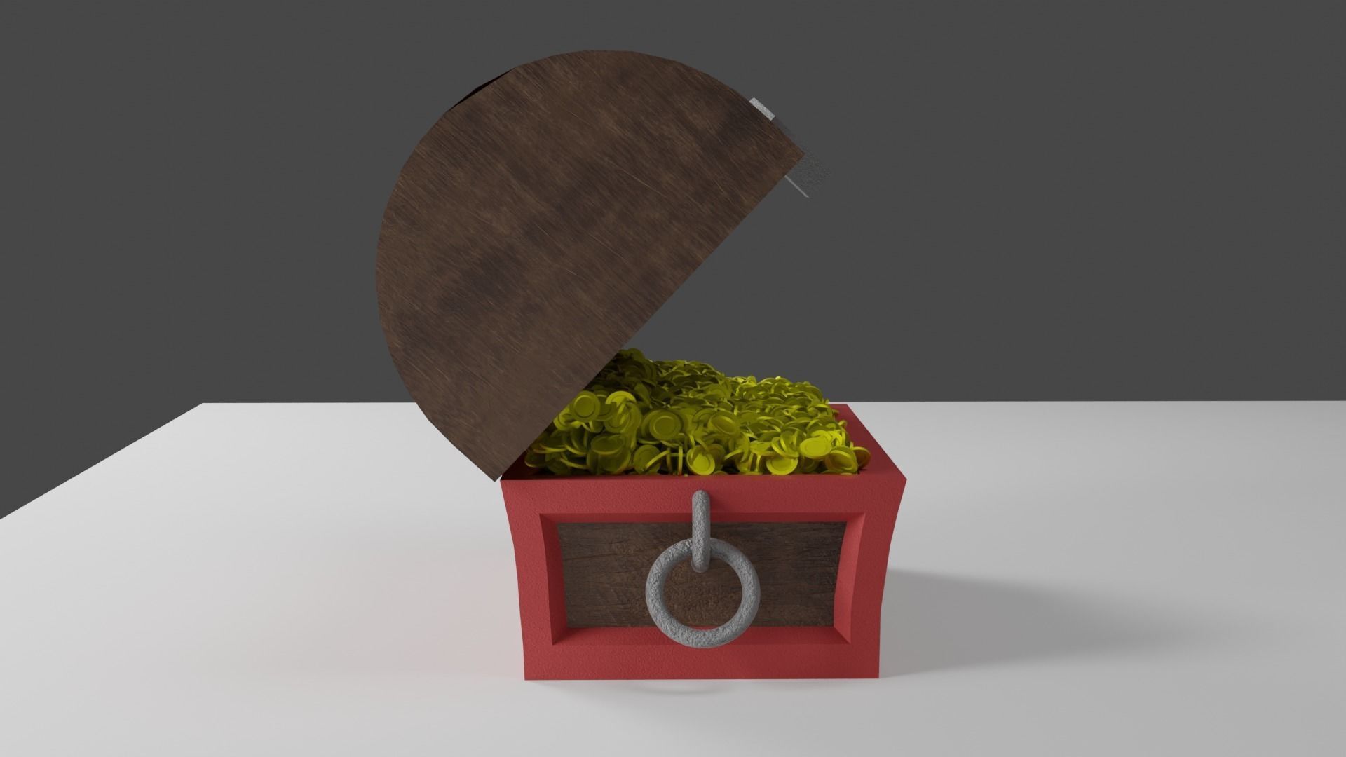 3D model Chest full of coins VR / AR / low-poly | CGTrader