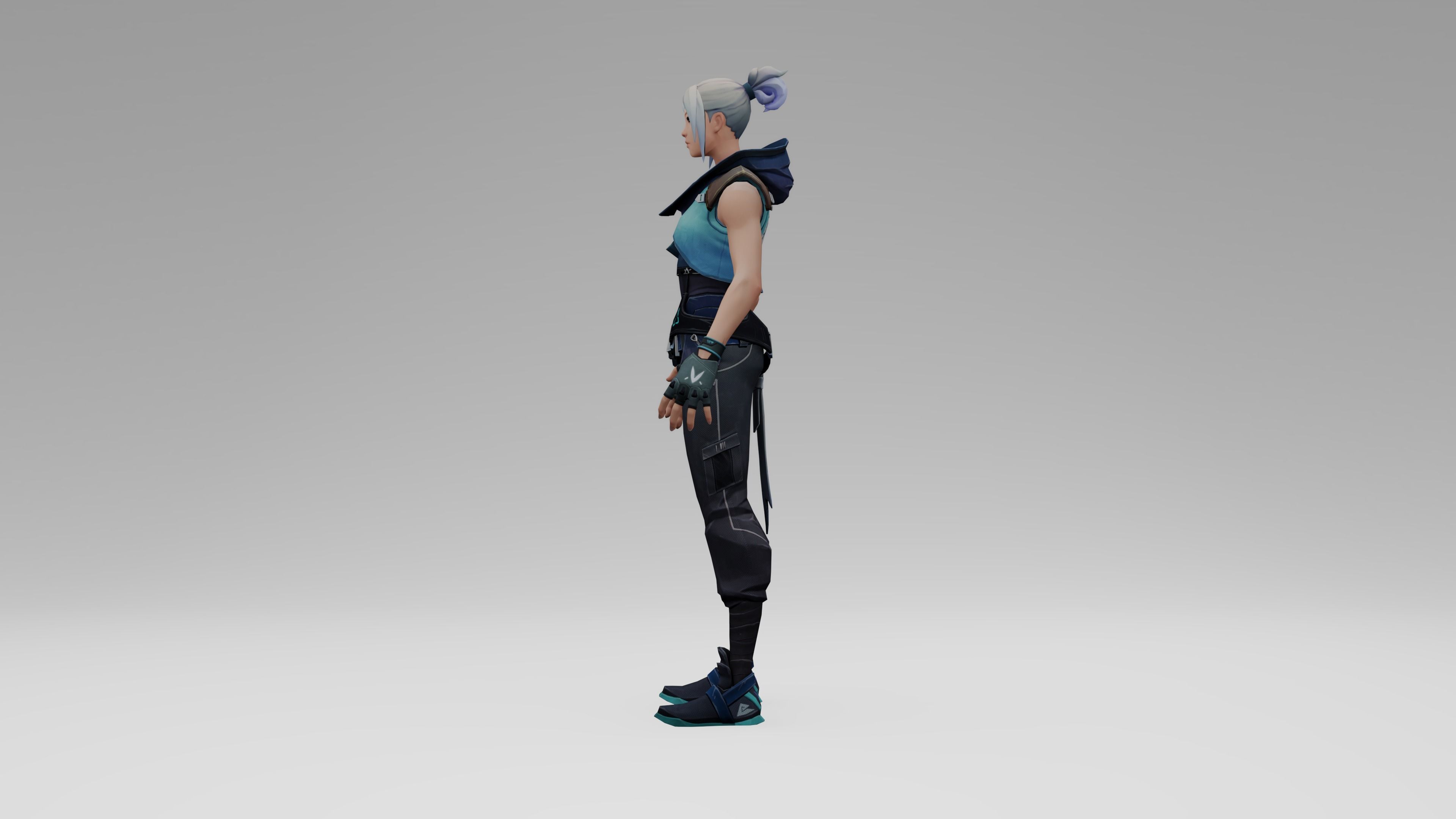 3D model Valorant Jett VR / AR / low-poly | CGTrader