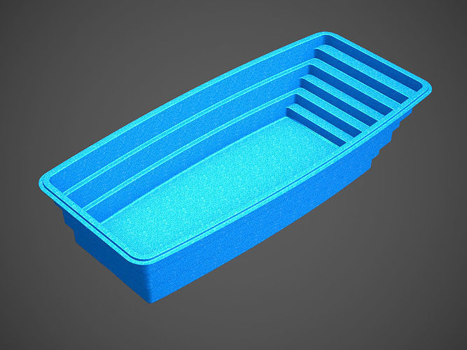 Parus swimming pool 3D model | CGTrader