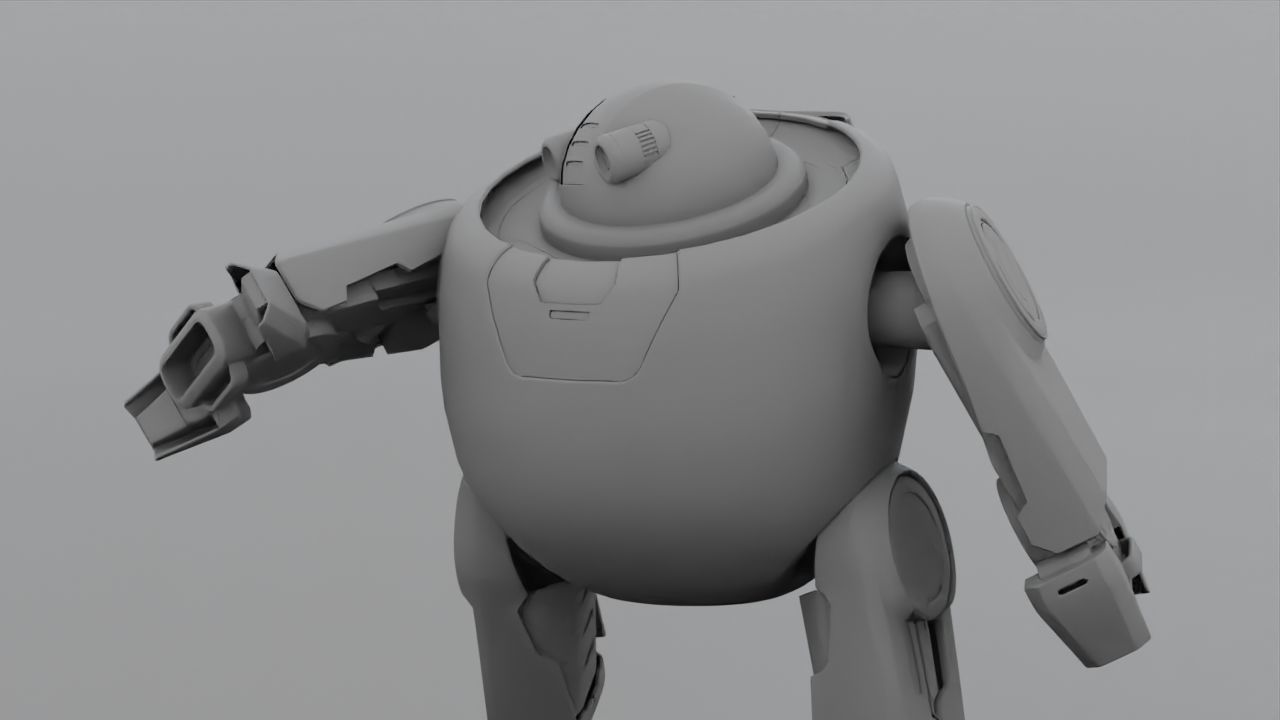 DRONE BOR MX4 Rigged 3D model rigged | CGTrader