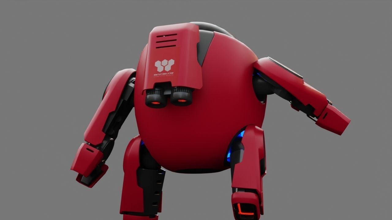 DRONE BOR MX4 Rigged 3D model rigged | CGTrader