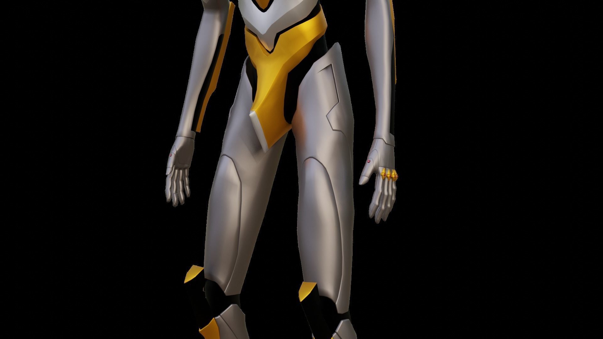 3D model Rigged EVA 00 Unit Neon Genesis Evangelion VR / AR / low-poly ...