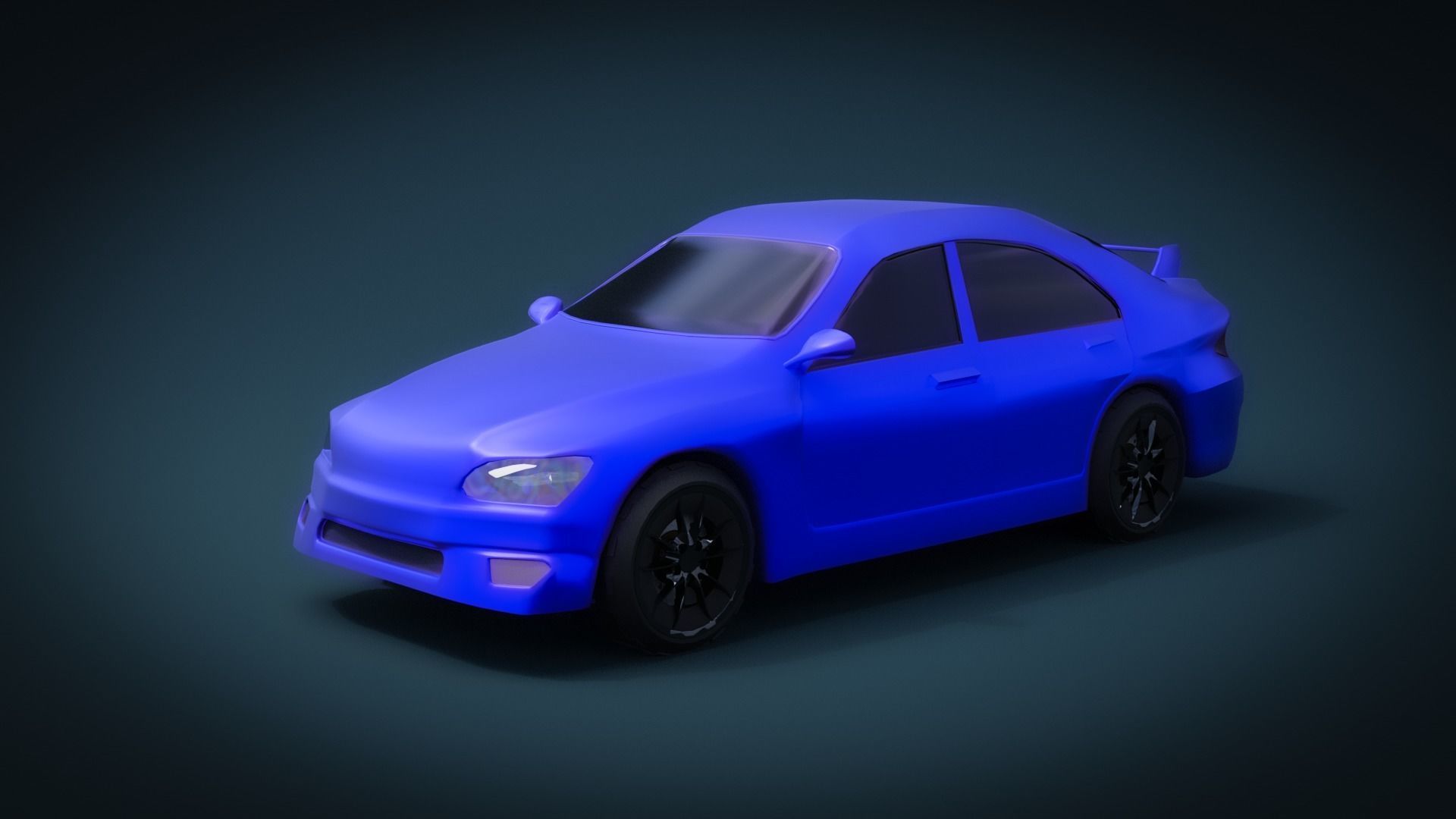 LOW POLY CAR MODEL FOR GAME free VR / AR / low-poly 3D model rigged ...