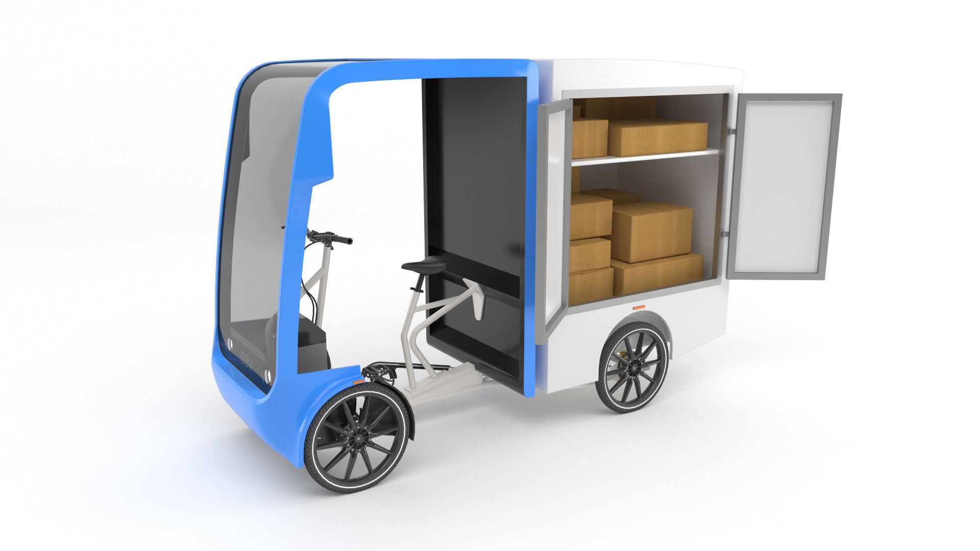 EAV Delivery bike 3D model | CGTrader