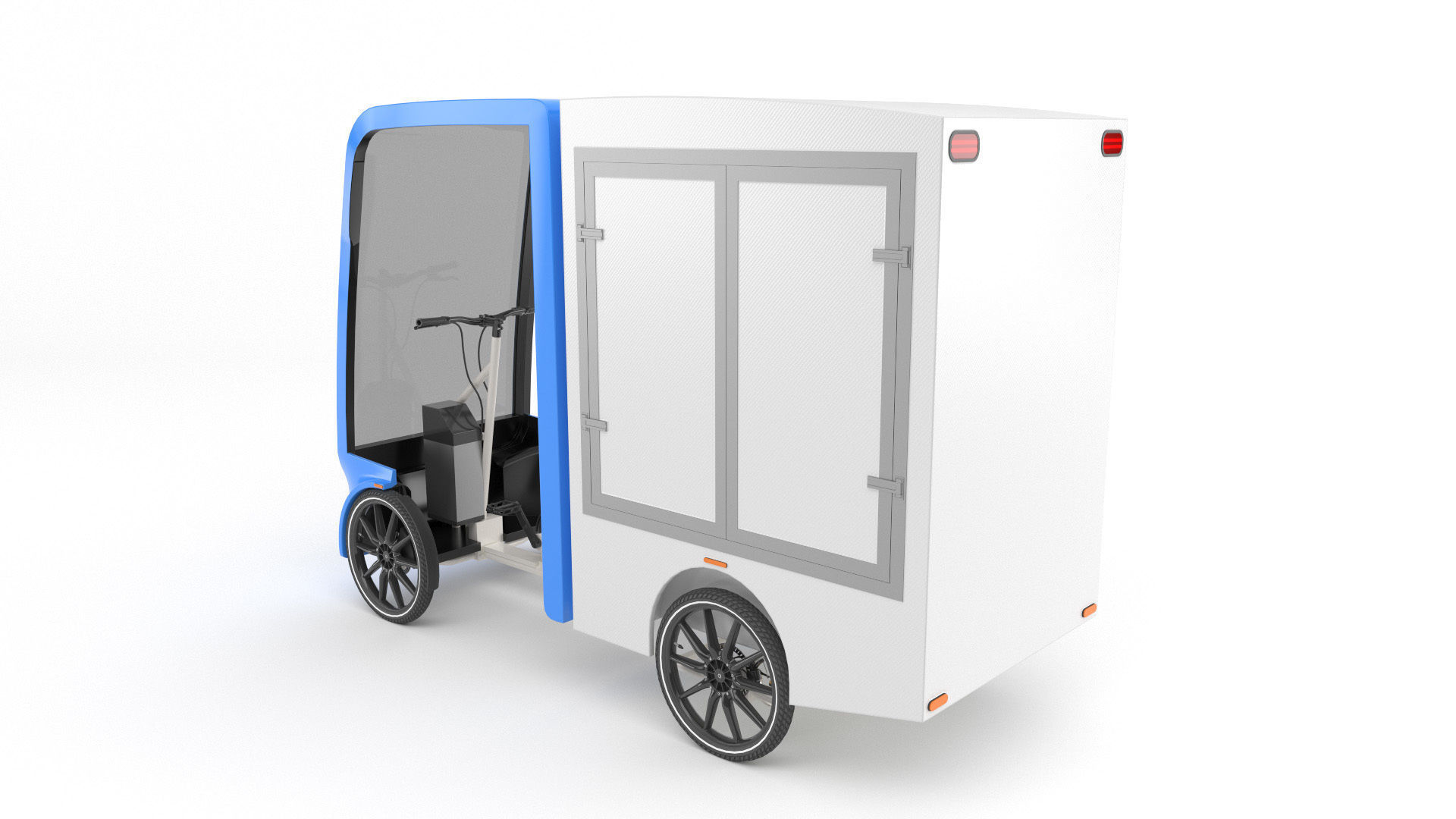 EAV Delivery bike 3D model | CGTrader