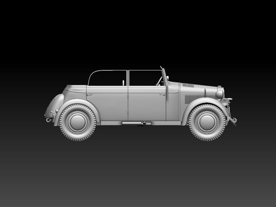 horch 901 3D model 3D printable | CGTrader
