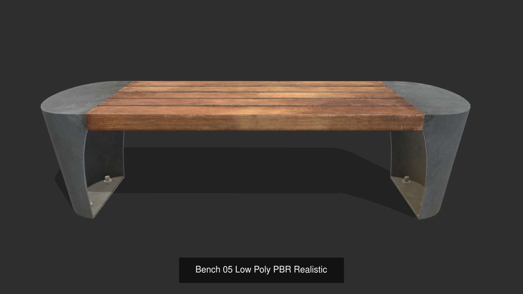 10 Benches Low Poly PBR Realistic Collection | CGTrader