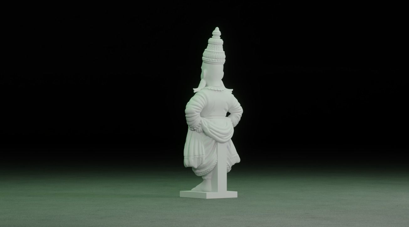 Vitthal Idol 3D Printable model 3D model 3D printable | CGTrader