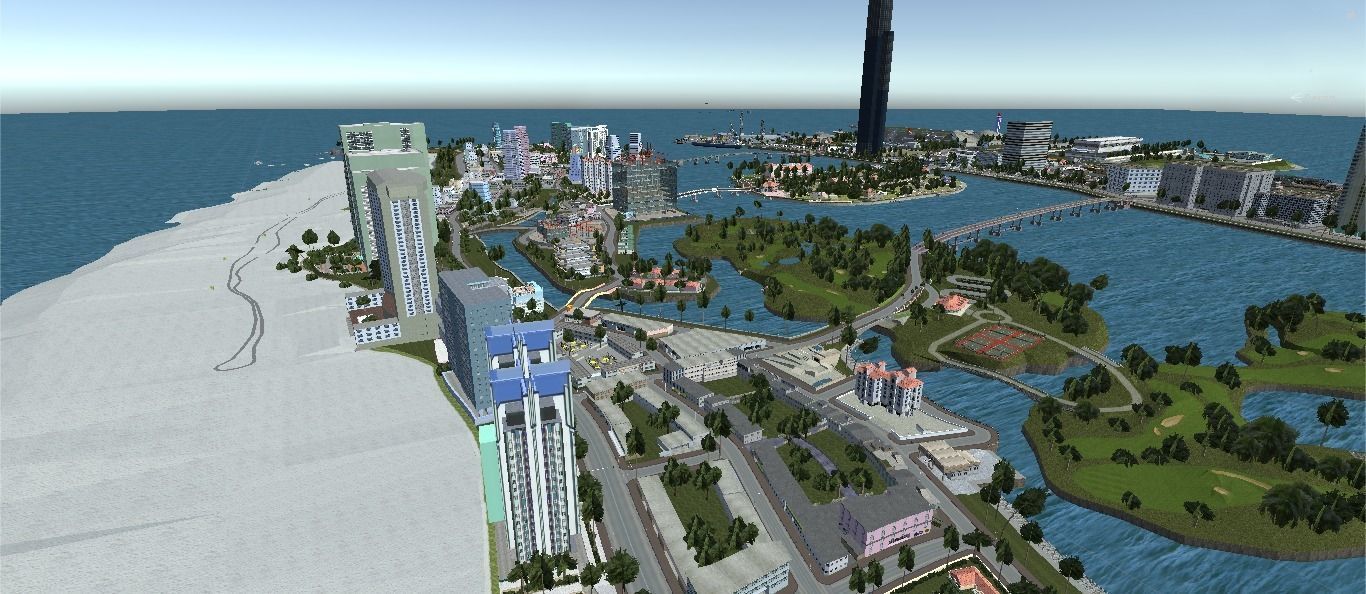 GTA Vice City Map 3D model | CGTrader
