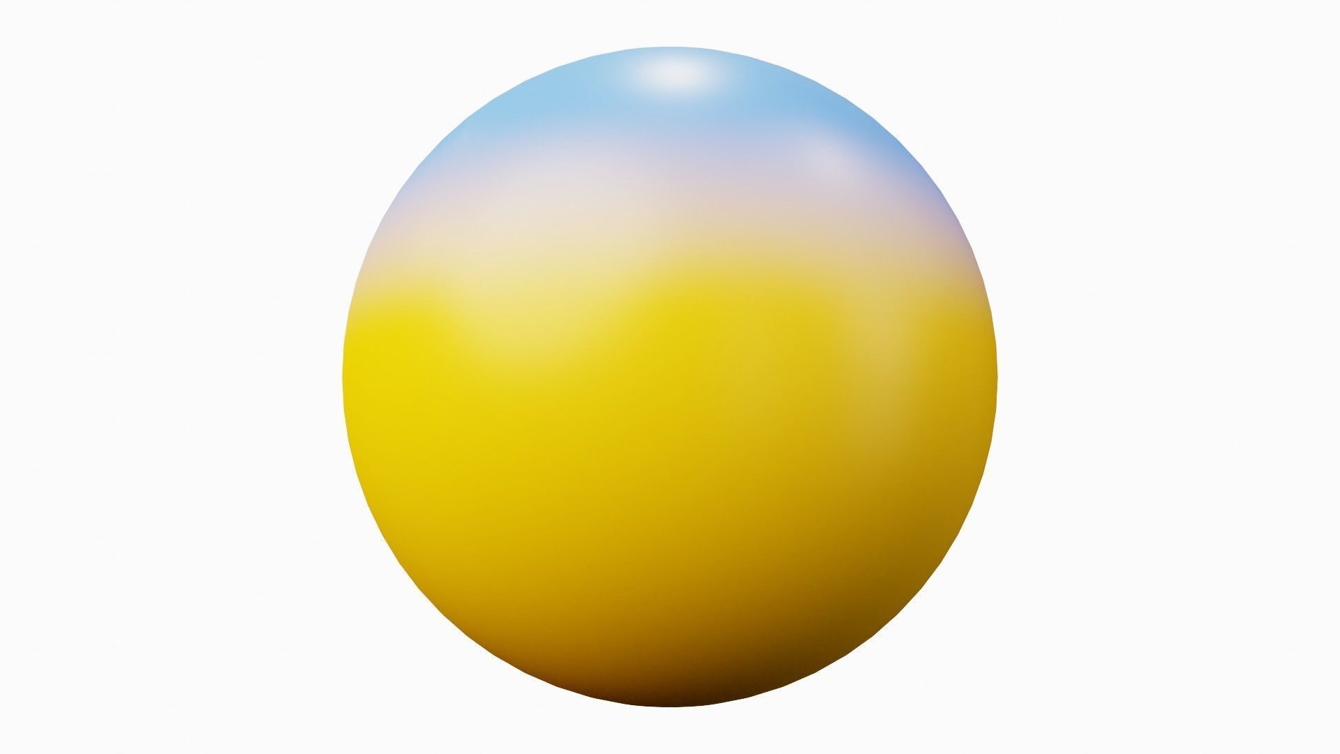 Afraid or Scared Yellow Ball Emoticon Emoji or Smiley 3D model | CGTrader